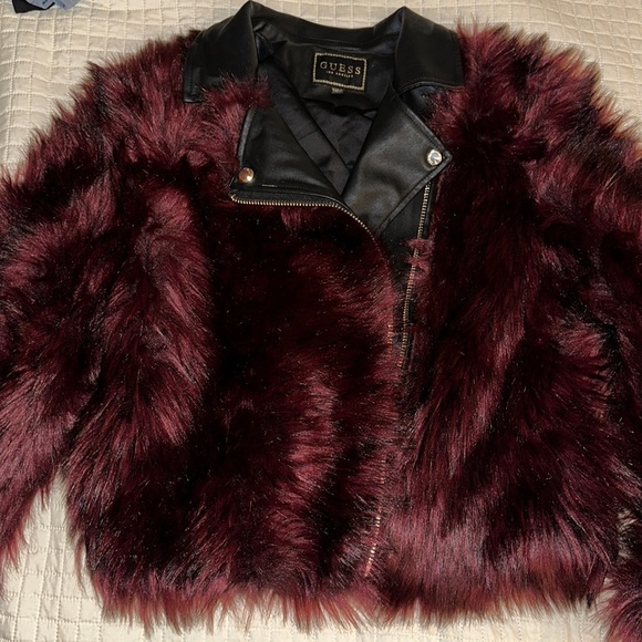 Guess | Jackets & Coats | Guess Fur Coat | Poshmark